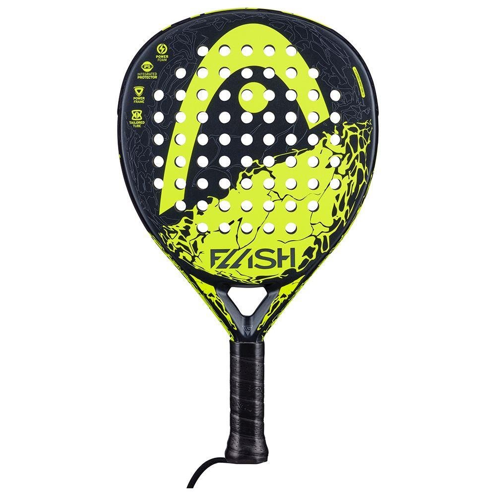 Head Flash Black Yellow | Padel Bat → Padelshoppen.com!