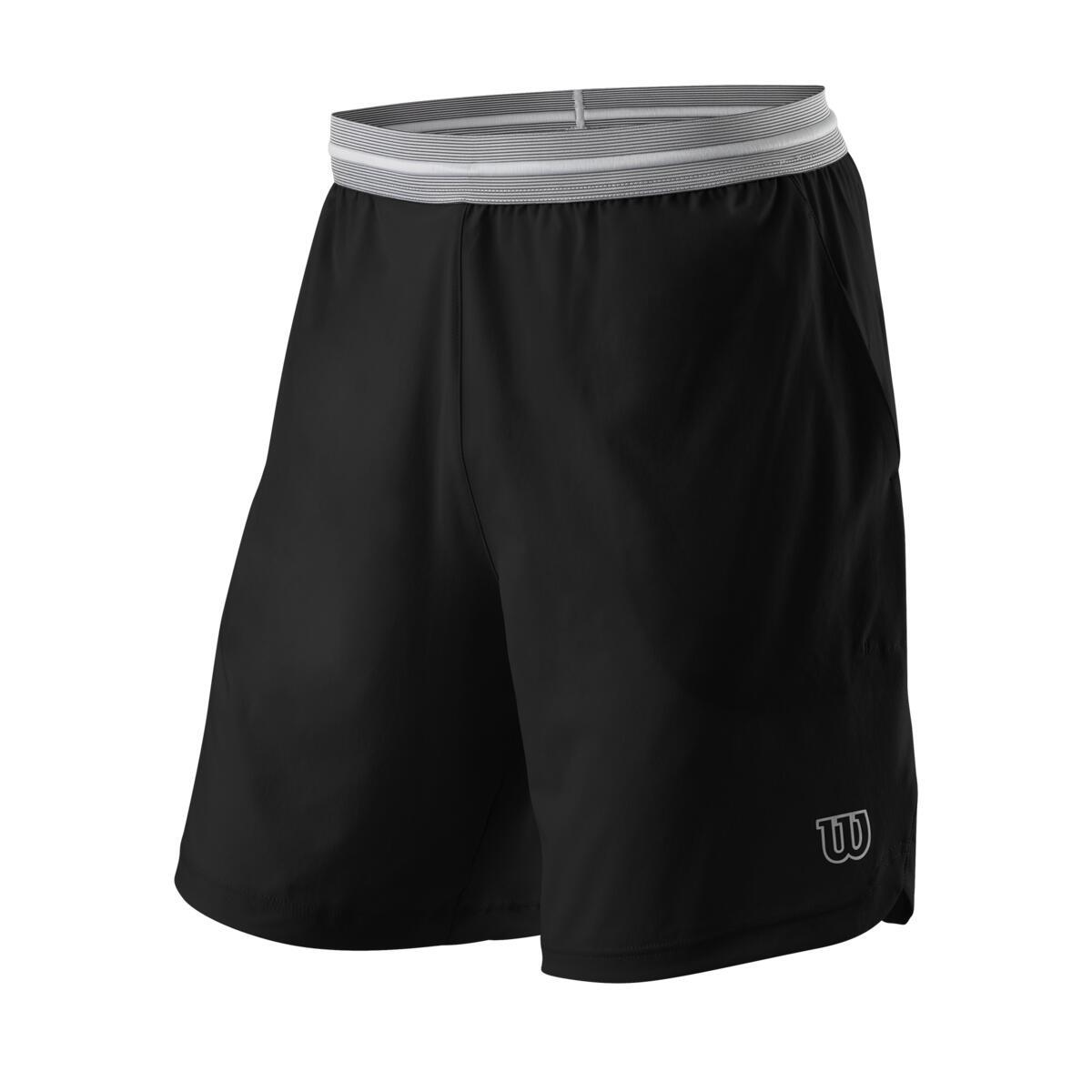Wilson Power 8 Shorts Black | Shorts → Padelshoppen.com