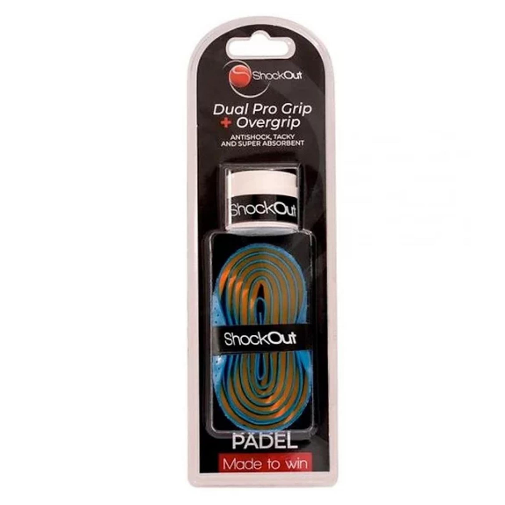 ShockOut Dual Pro Grip Blue | Padel Greb → Køb her!