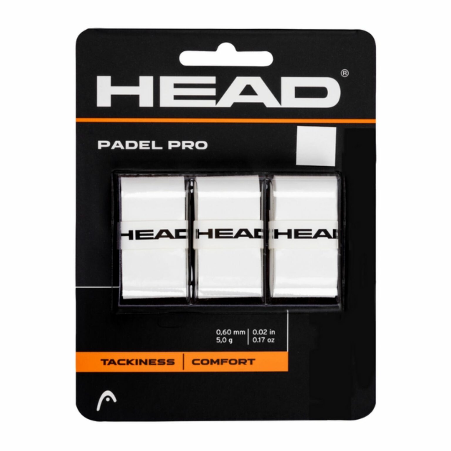 Head Padel Pro Overgrip 3-pack White | Greb til padel!