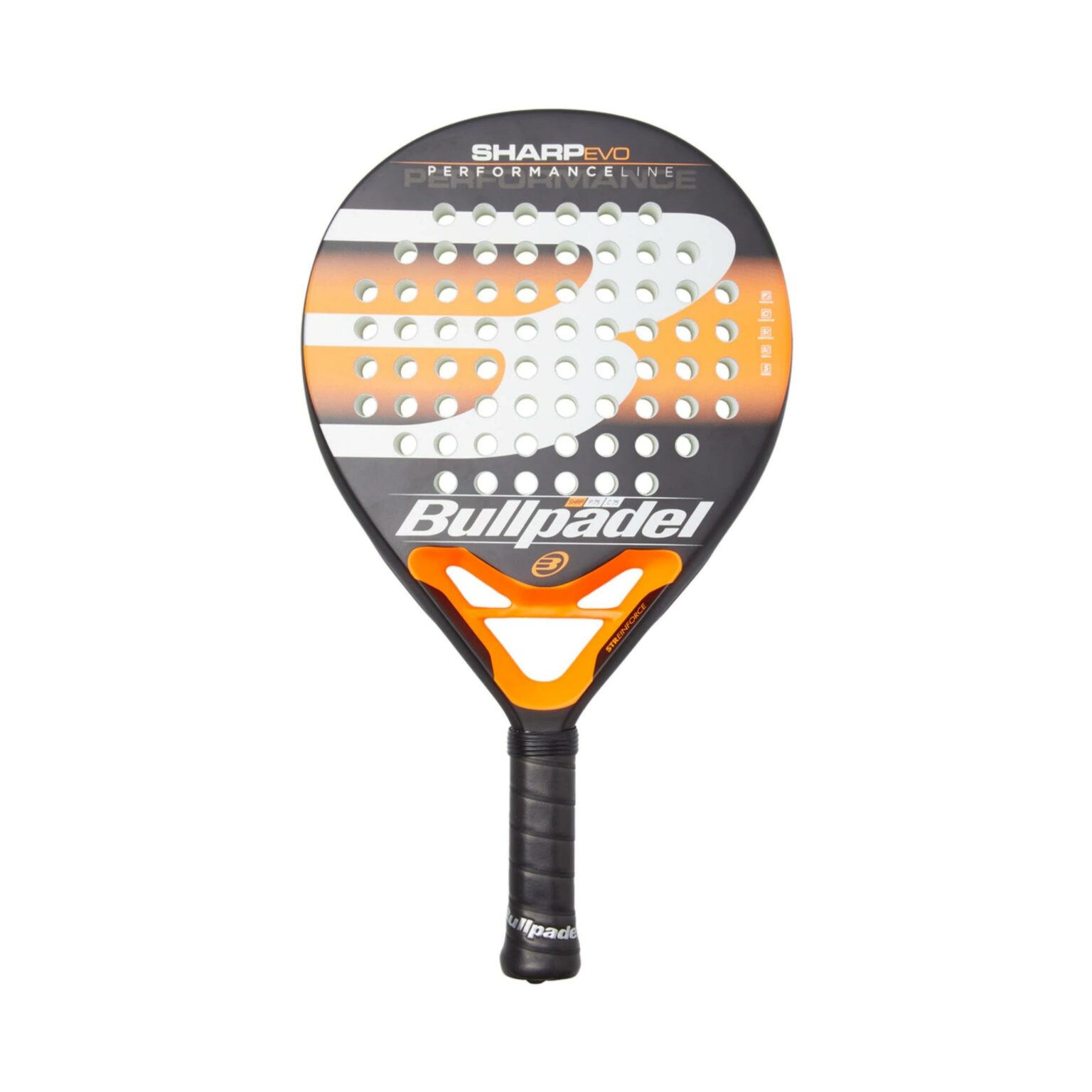 Bullpadel Sharp Evo 21 | Sort padel bat → Prismatch