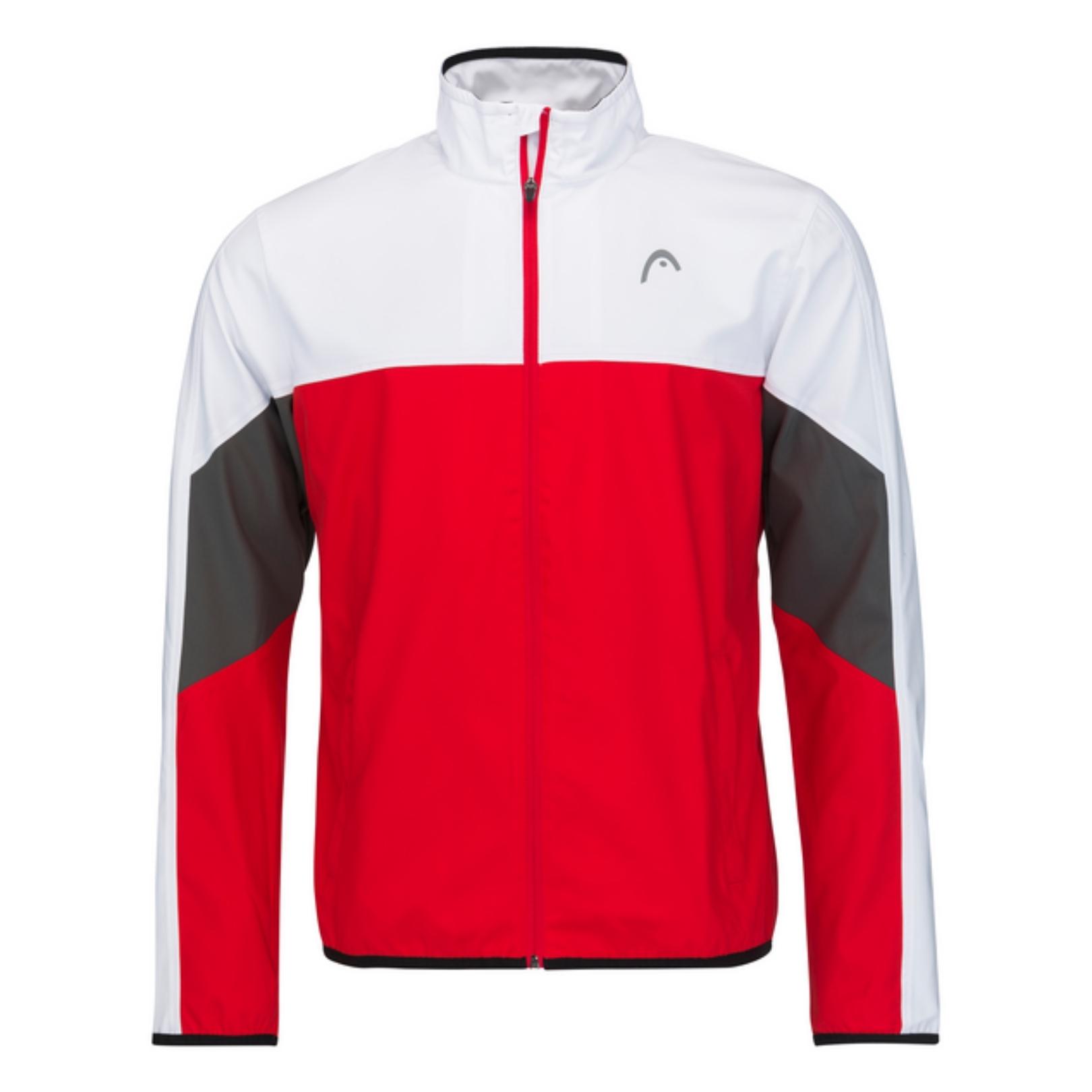 Head Club 22 Jacket Men Red | Padel jakke » Prismatch