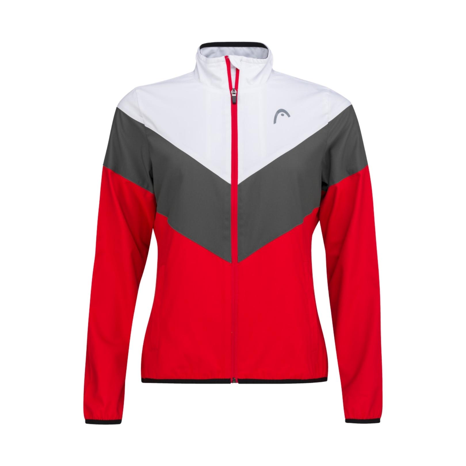 Head Club 22 Jacket Women Red | Flot Dame Padel Jakke