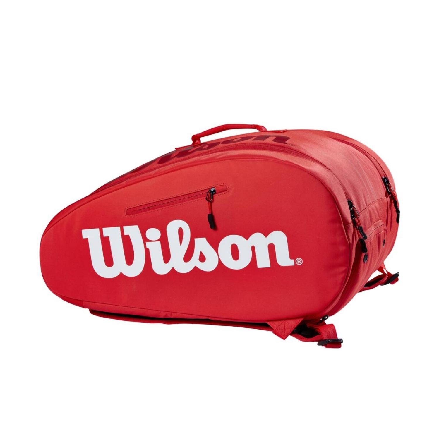 Wilson Padel Super Tour Bag | Rød padeltaske → Lav pris