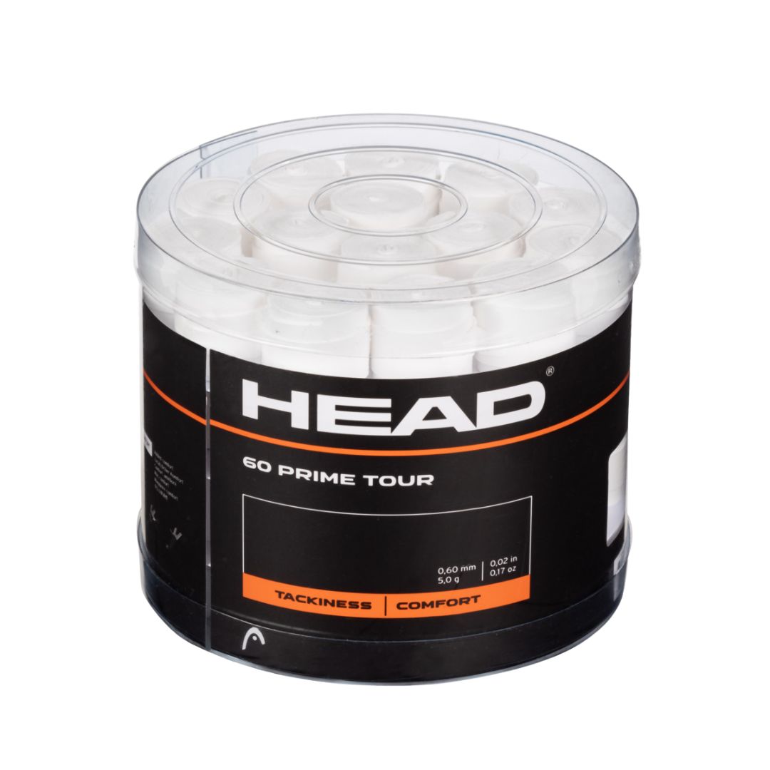 Head Prime Tour 60-pack White | Padel Greb → Kvalitet!