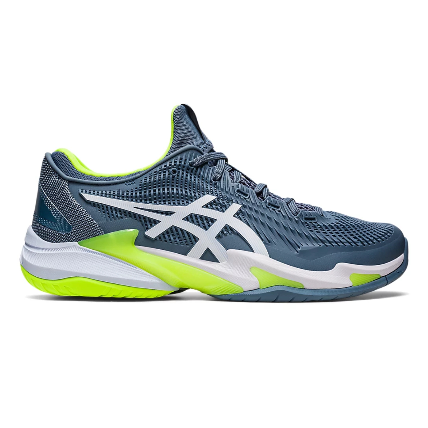 Asics Court FF 3 Steel Blue/White | Padelsko → Lav pris