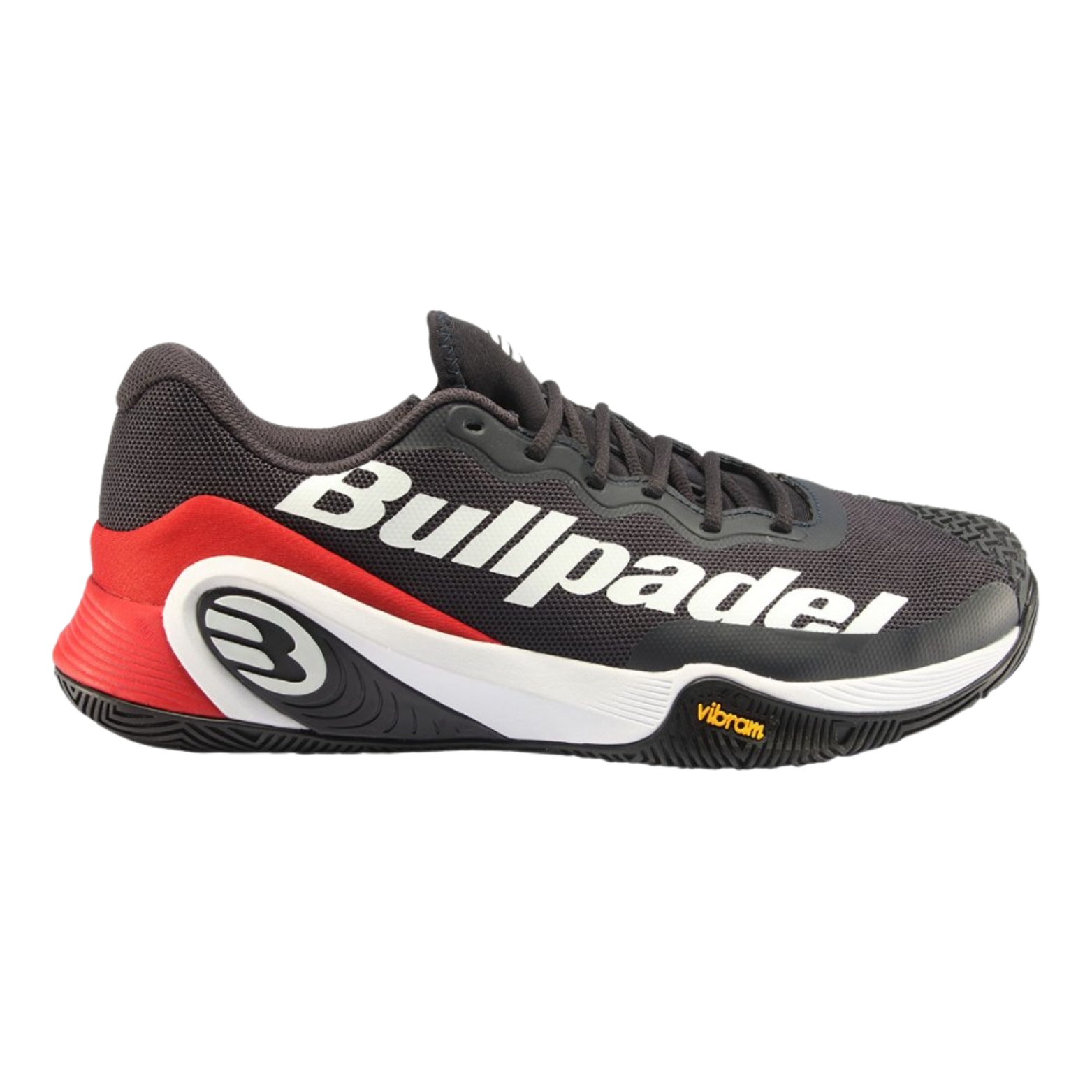 Bullpadel Hack Vibram PL 23V | Sort padelsko → Lav pris