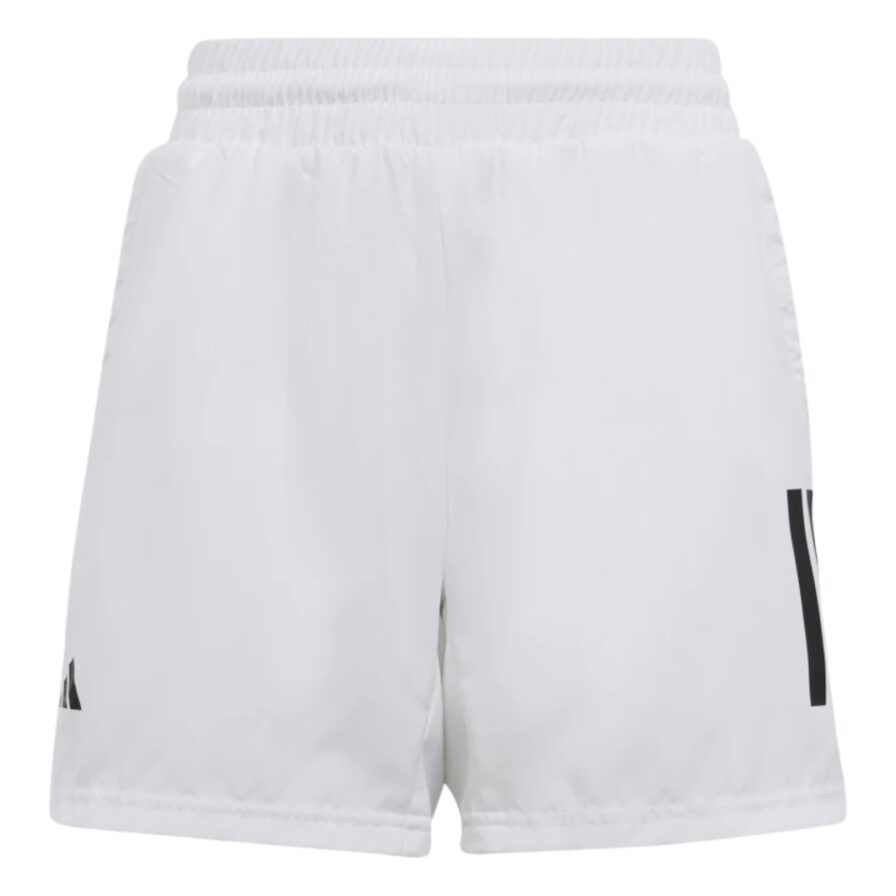 Adidas Boys Club 3-Stripe Shorts White | Padel shorts