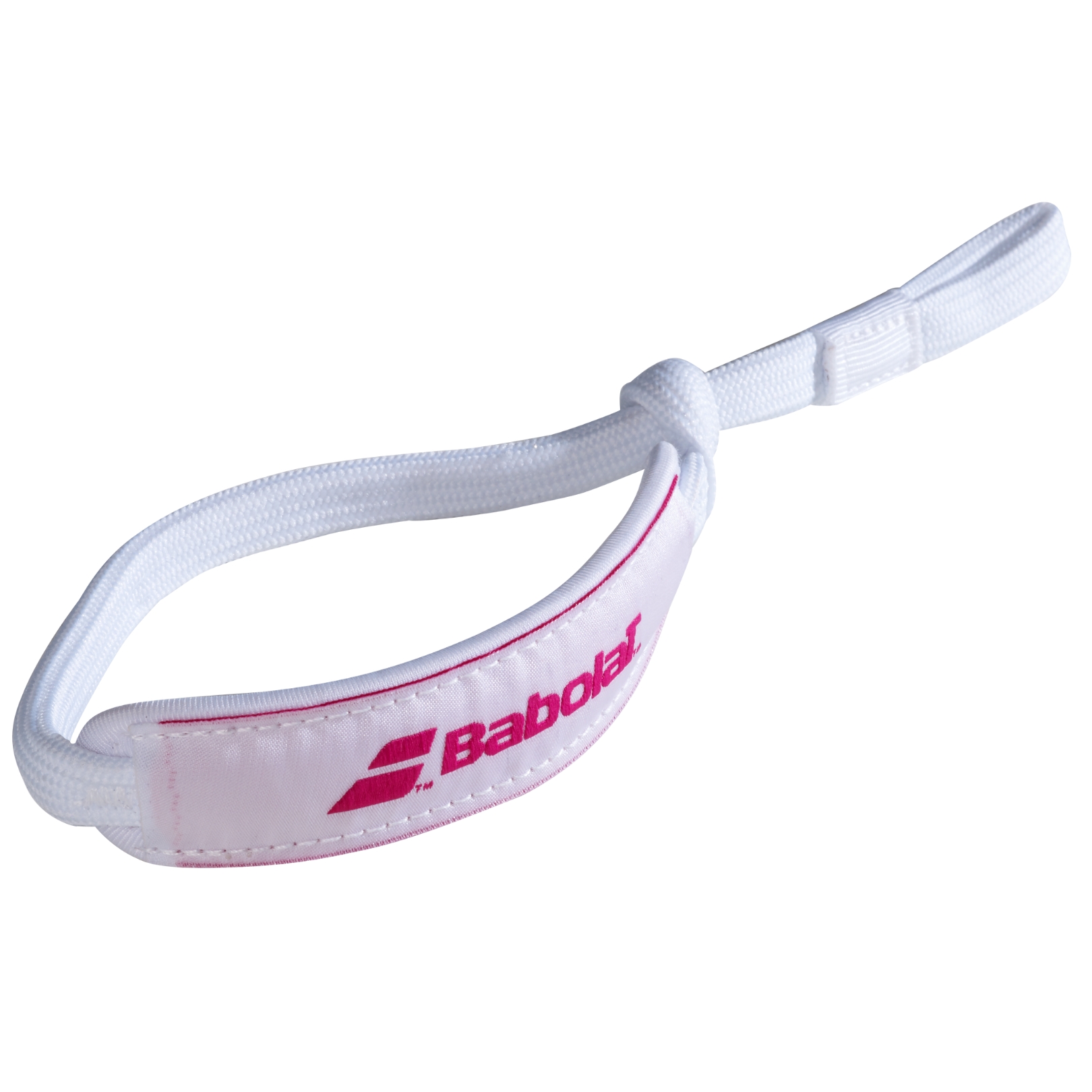 Babolat Wrist Strap Padel White/Pink | Padel Strop