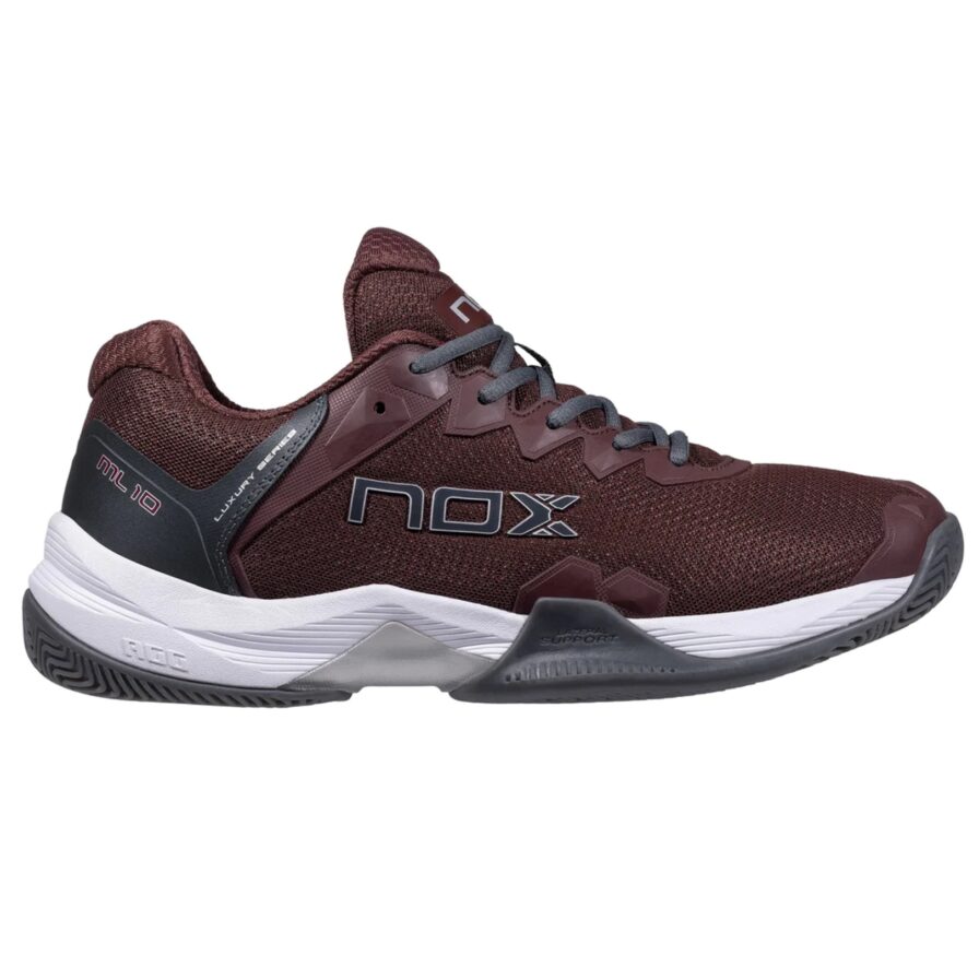 Nox ML10 Hexa Rum Raisin/Charcoal | Nox Padel Sko → Køb