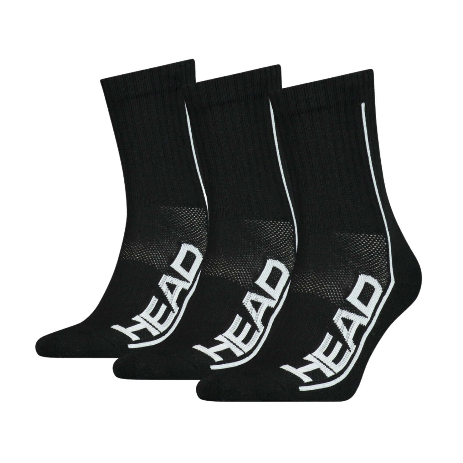 Head Performance Socks 3-Pack Black | Padel Strømper!