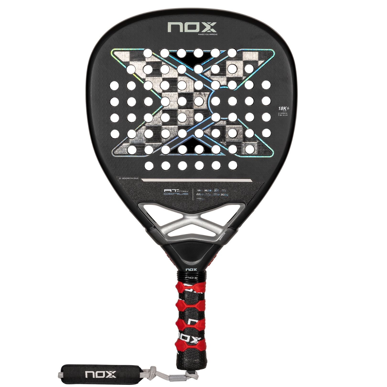 Nox AT10 Genius Attack 18K 2024 | Padel Bat → God pris!
