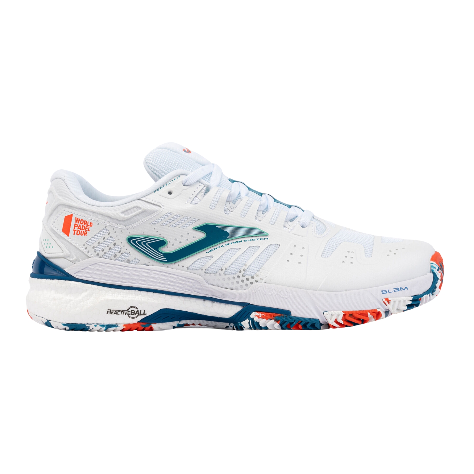 Joma Slam 2332 White/Petroleum | Padelsko → Køb her