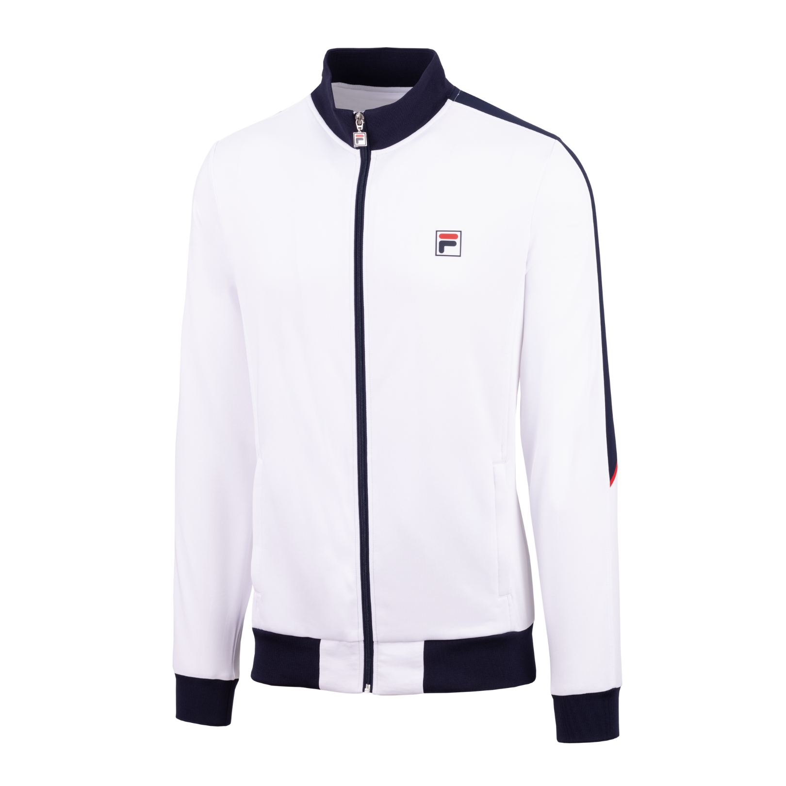 Fila Manuel Kids Jacket White/Navy | Junior padel jakke