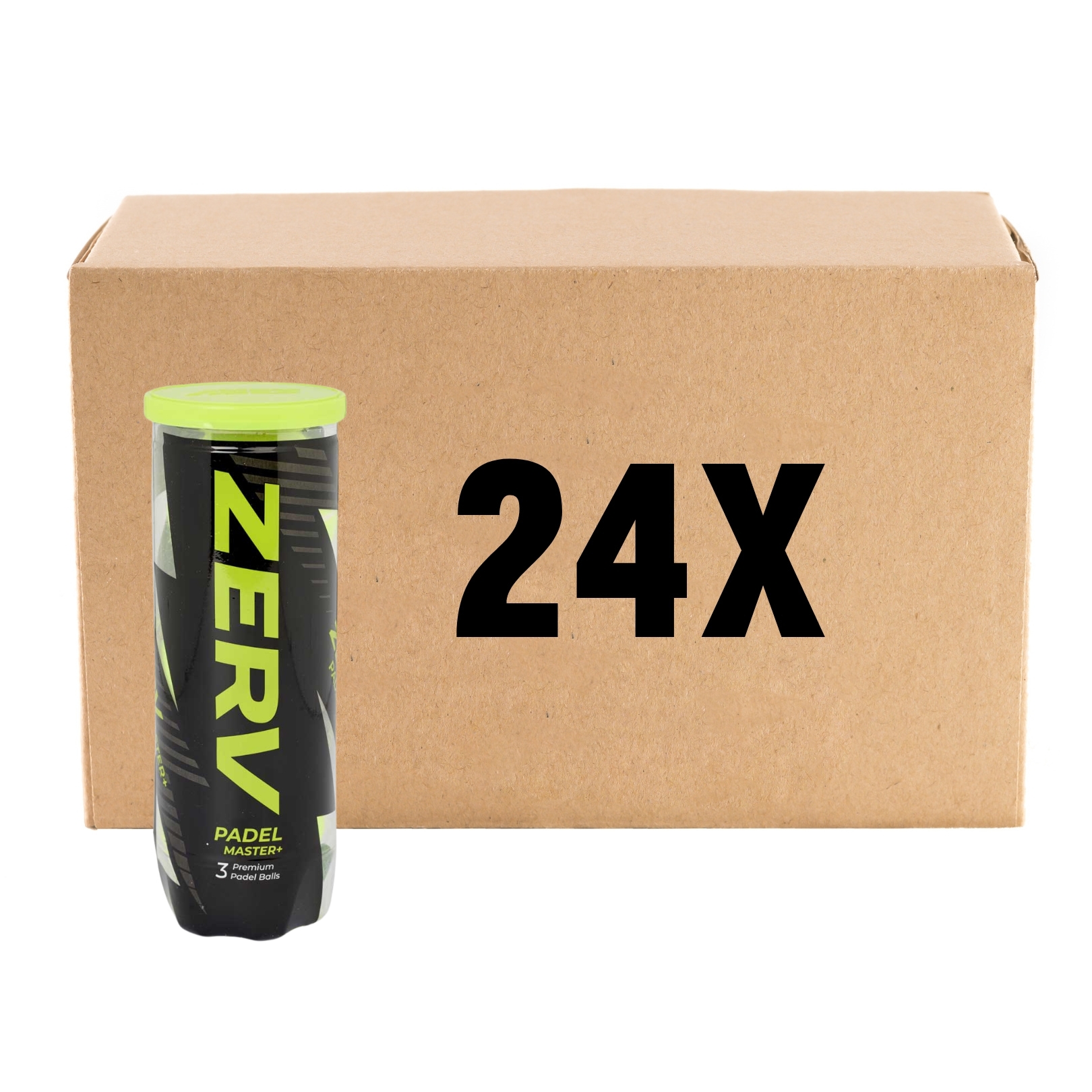 24x ZERV Padel Master+ | ZERV Padelbolde → 24 rør!
