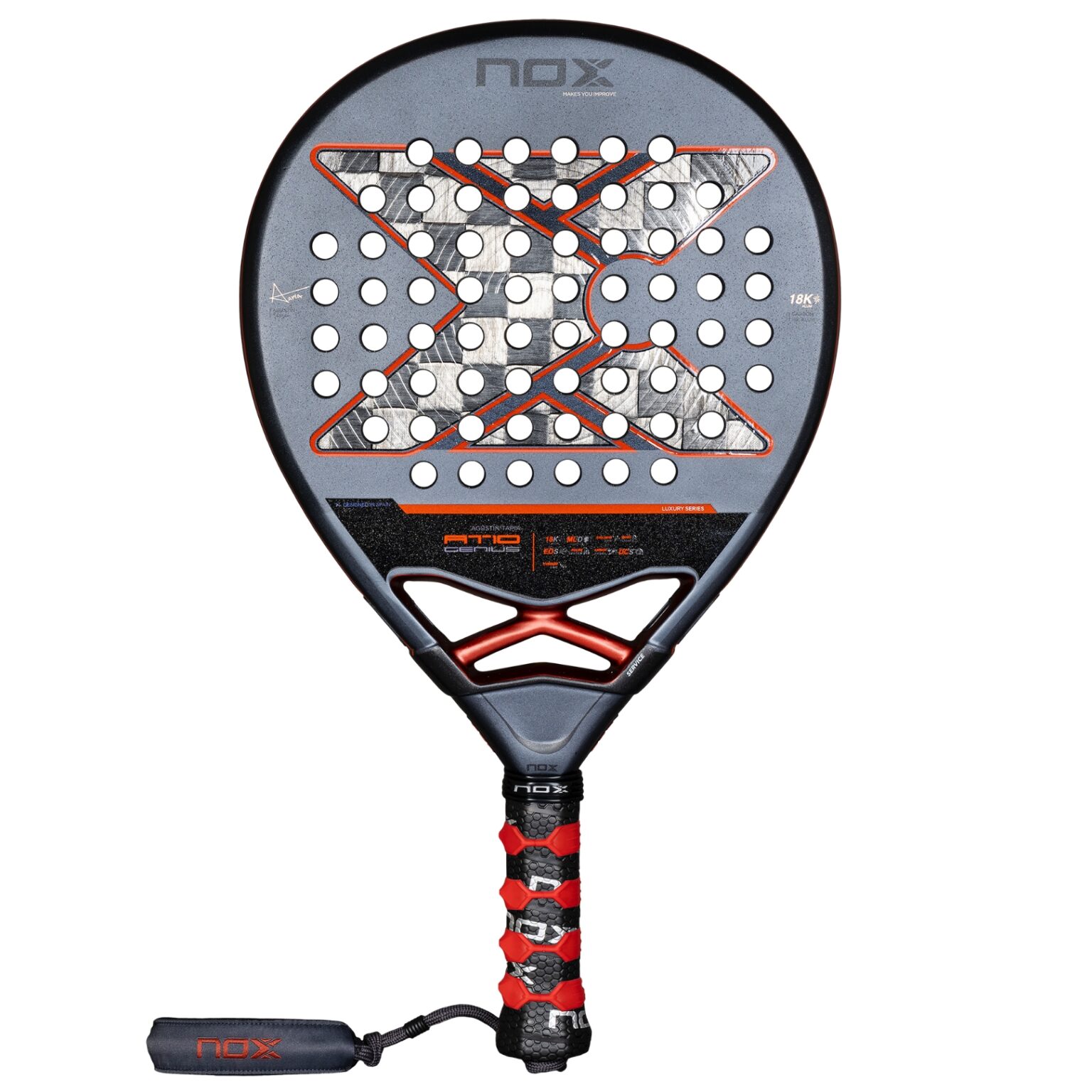 Nox AT10 Genius 18K 2025 | Nox Padel Bat → God pris!