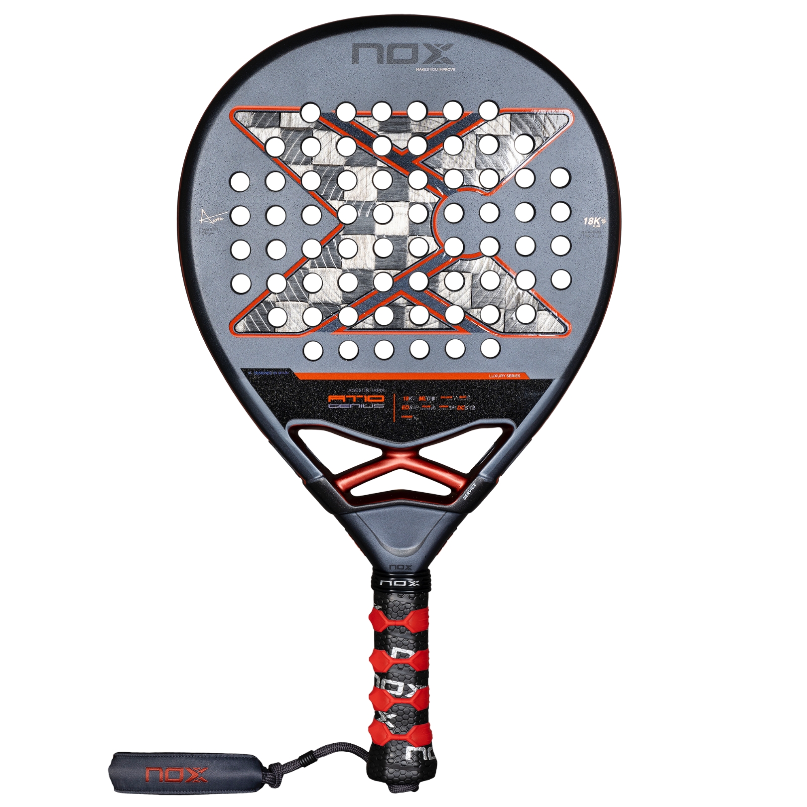 Nox AT10 Genius 18K 2025 | Nox Padel Bat → God pris!