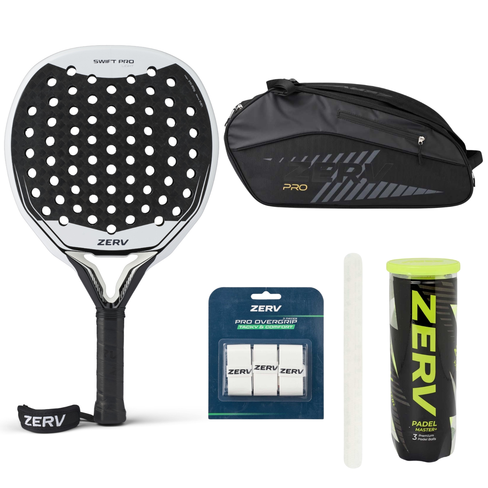 ZERV Swift Pro Light Pakke | ZERV Padelpakke → Køb nu!