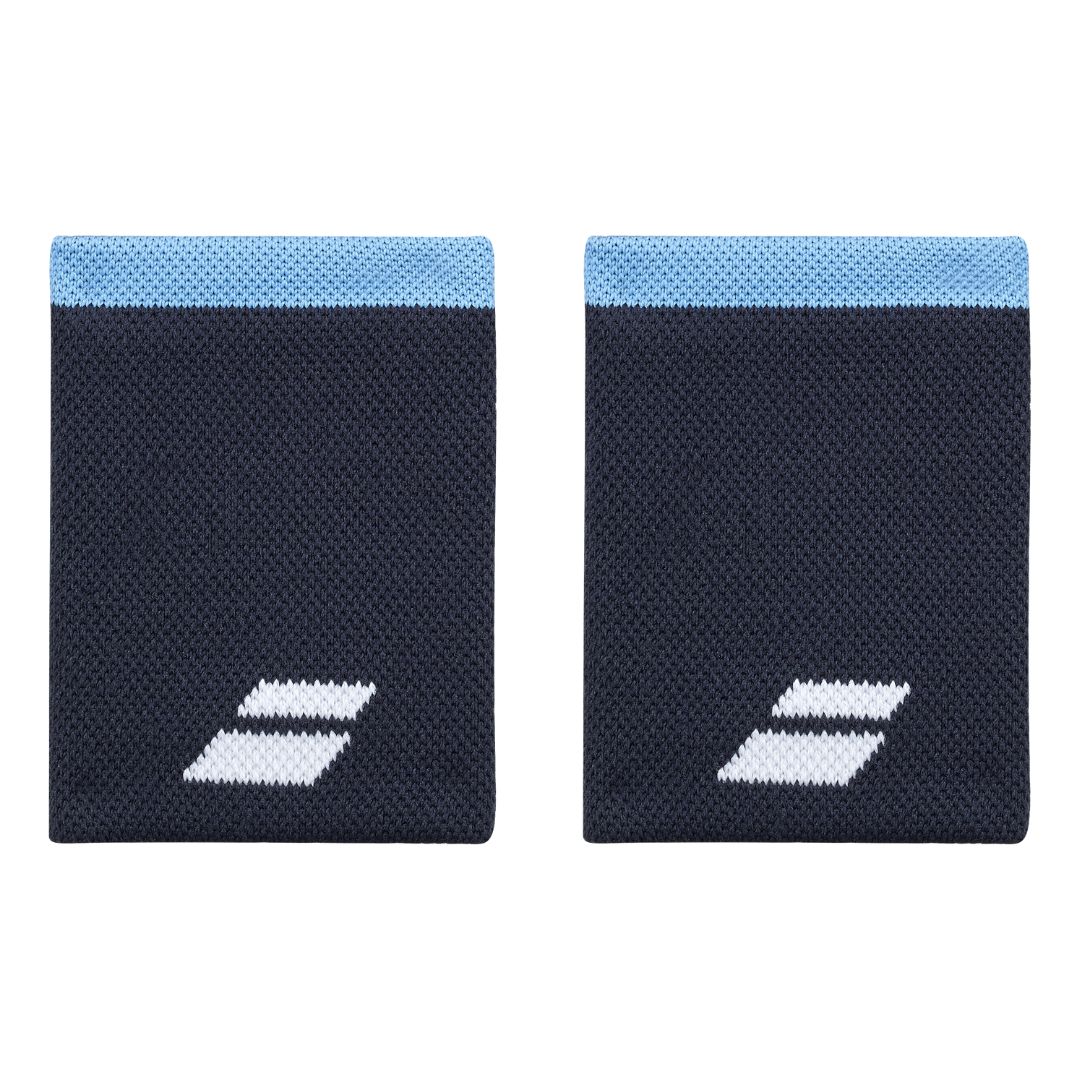 Babolat Logo Jumbo Wristband Drive Heritage Blue - Padelshoppen