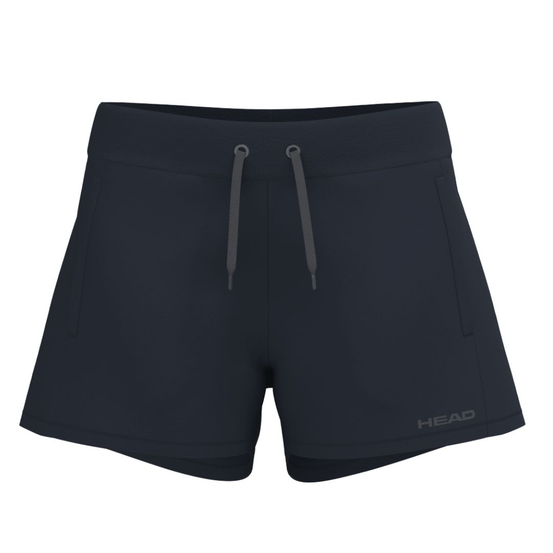 Head Club Original Shorts Girls Navy - Padelshoppen