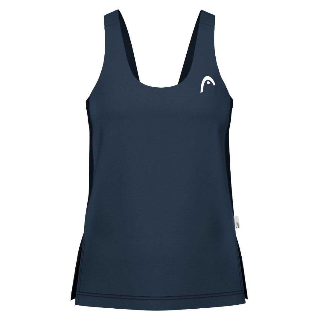 Head Spirit Tank Top Women Navy | Head Padeltop → Køb!