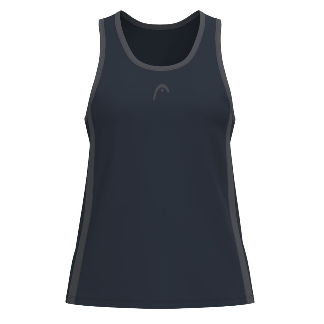 Head Club 25 Tank Top Girls Navy | Padeltop → Køb nu!