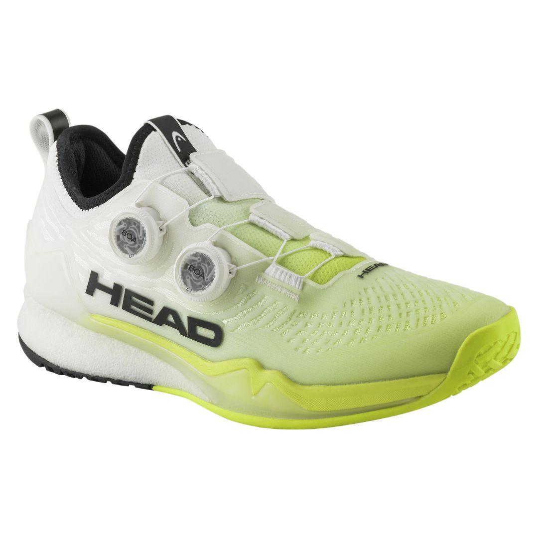 Head Endure Pro BOA White/Yellow | Padel Sko → Køb nu!
