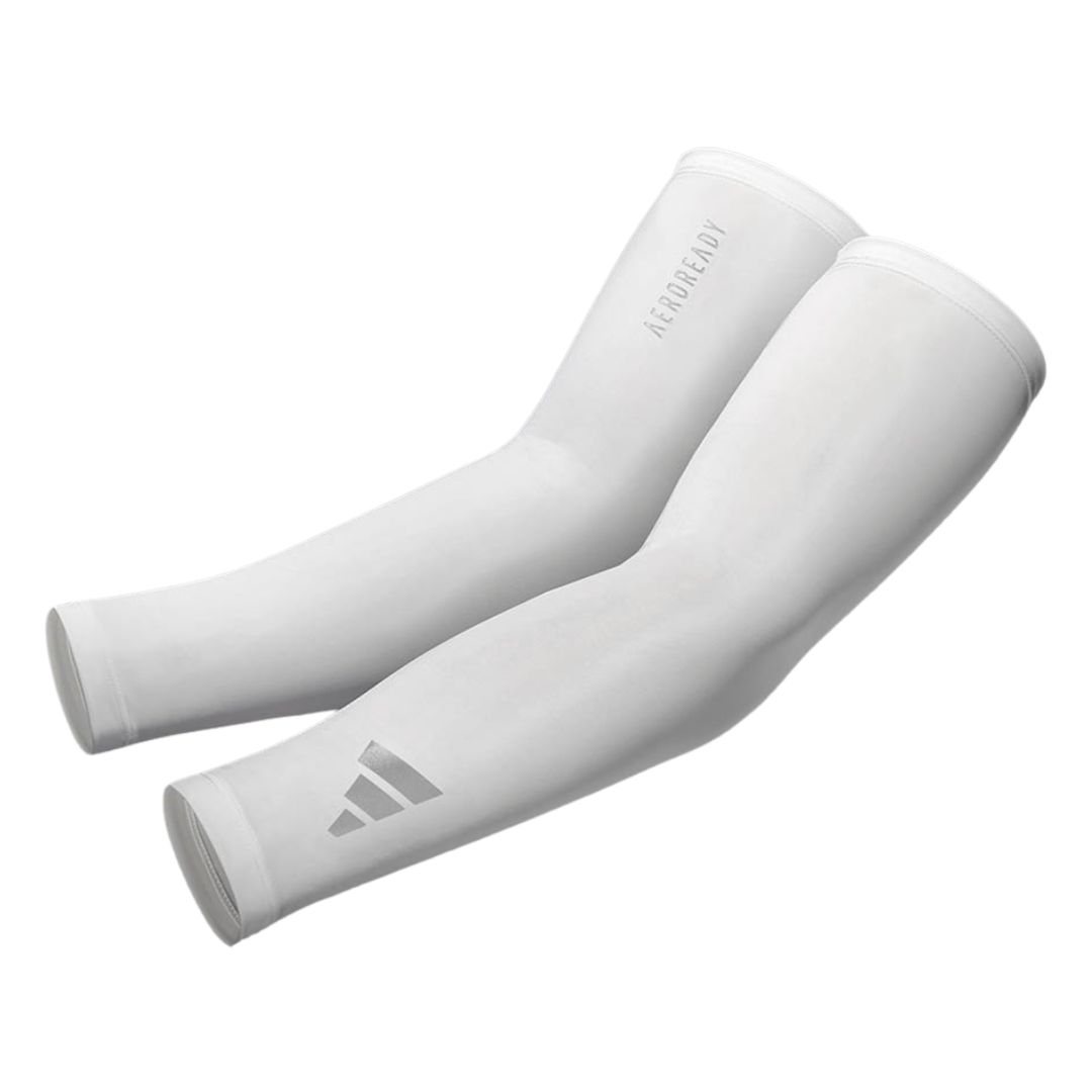 Adidas Climacool Compression Arm Sleeves White - Padelshoppen
