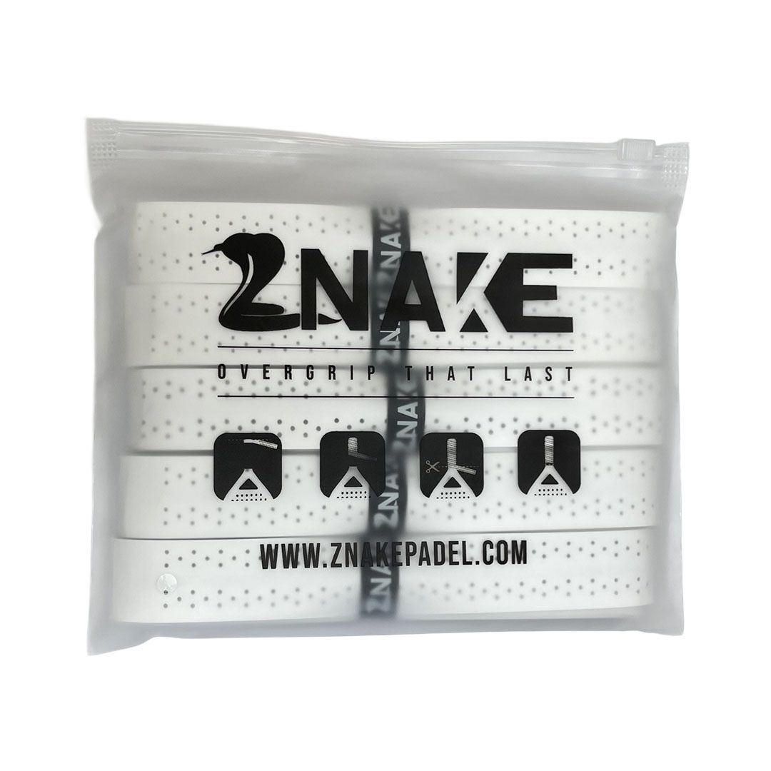 Znake Viper Padel Overgrip 5-Pack White | Padel Greb!