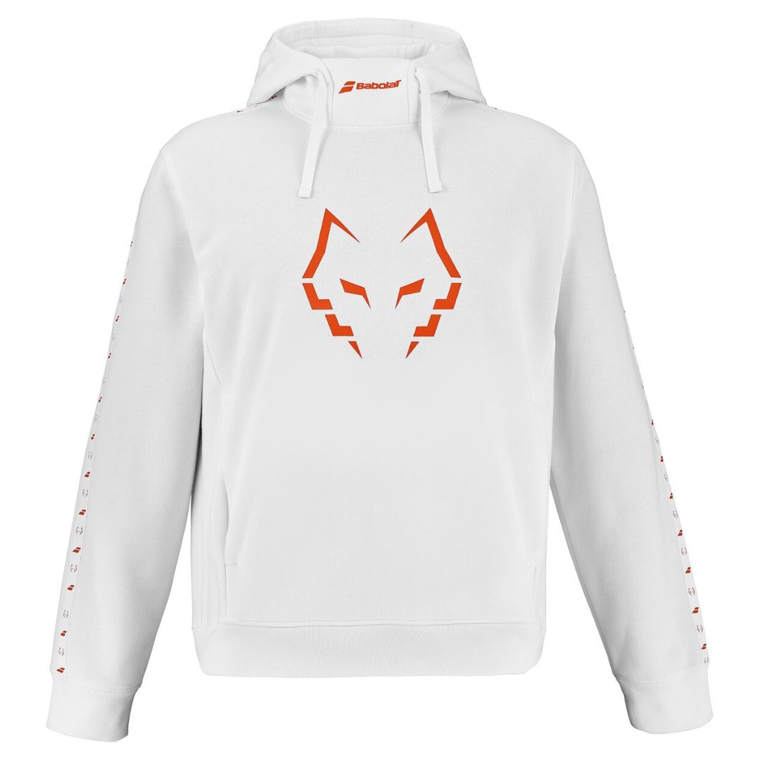 Babolat Hood Sweat Juan Lebron White | Lebron hoodie