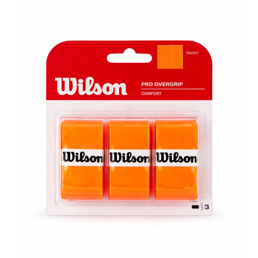 Wilson Pro Overgrip 3-Pack Orange | Wilson padelgreb